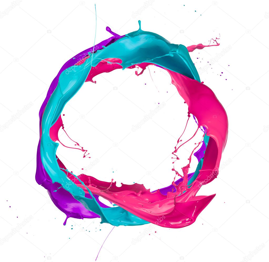 Colored splashes Stock Photo by ©jag_cz 12714900