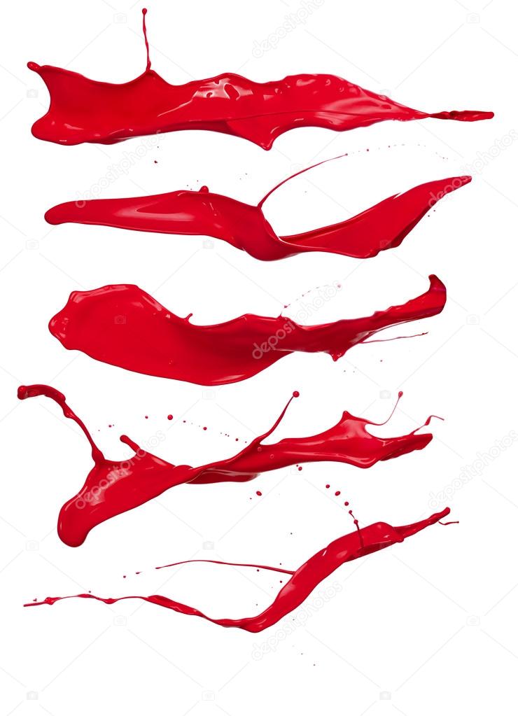Red splashes Stock Photo by ©jag_cz 13436928