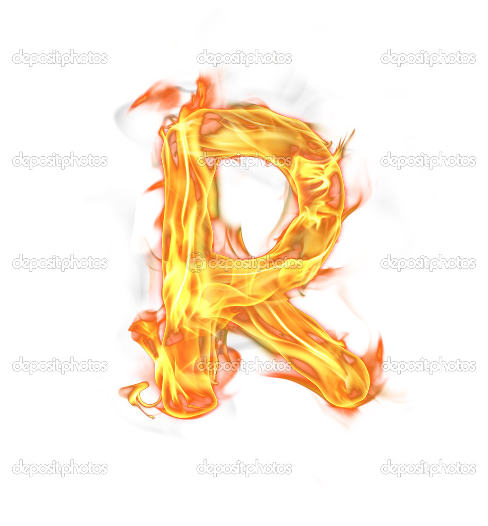 Fire letter Stock Photo by ©jag_cz 15310109