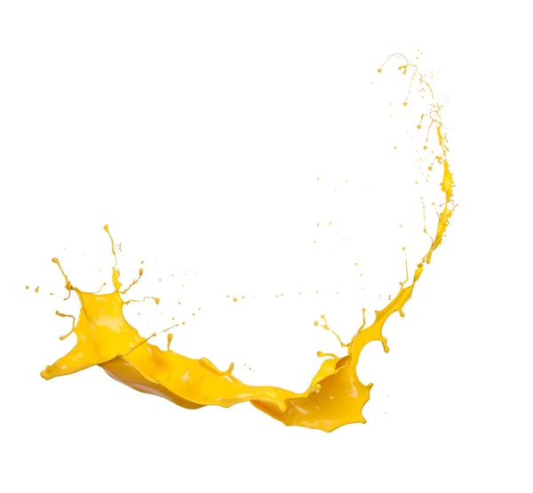 Yellow splashes — Stock Photo © jag_cz #13436931