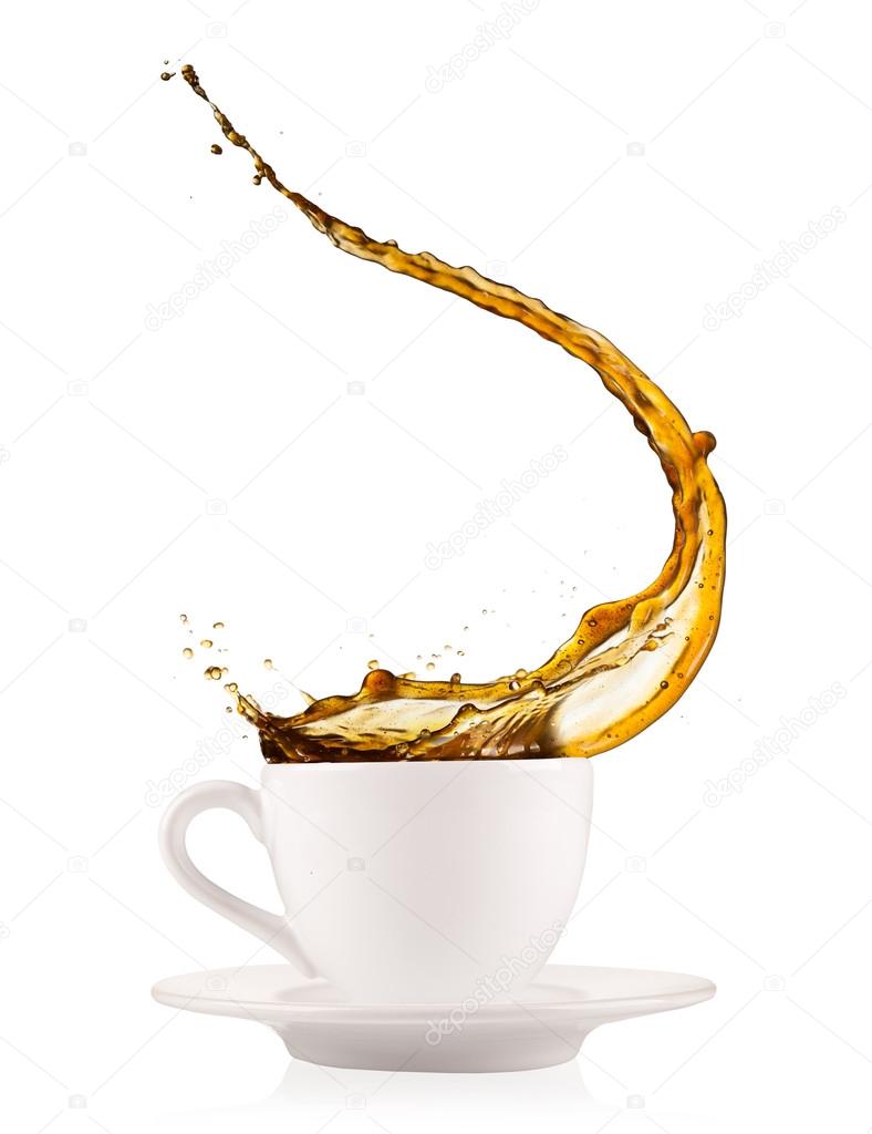 Coffee splashes — Stock Photo © jag_cz #17362153