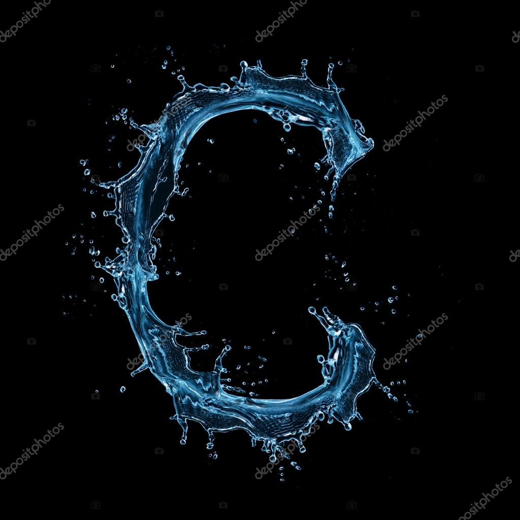Water letter — Stock Photo © jag_cz #18860081