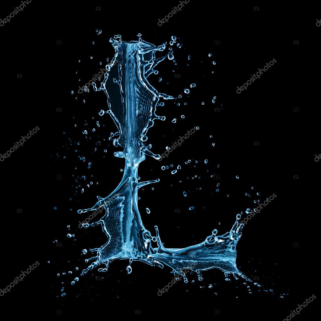 Water letter — Stock Photo © jag_cz #18860121