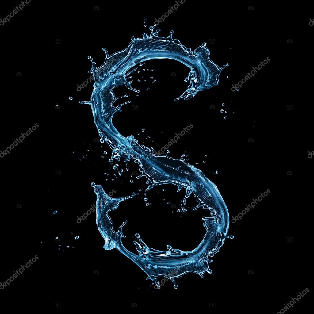 Letter S Water