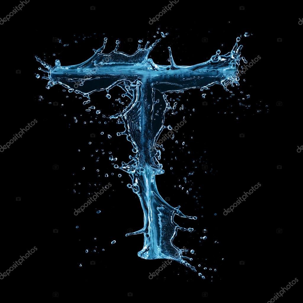 Water letter Stock Photo by ©jag_cz 18860181