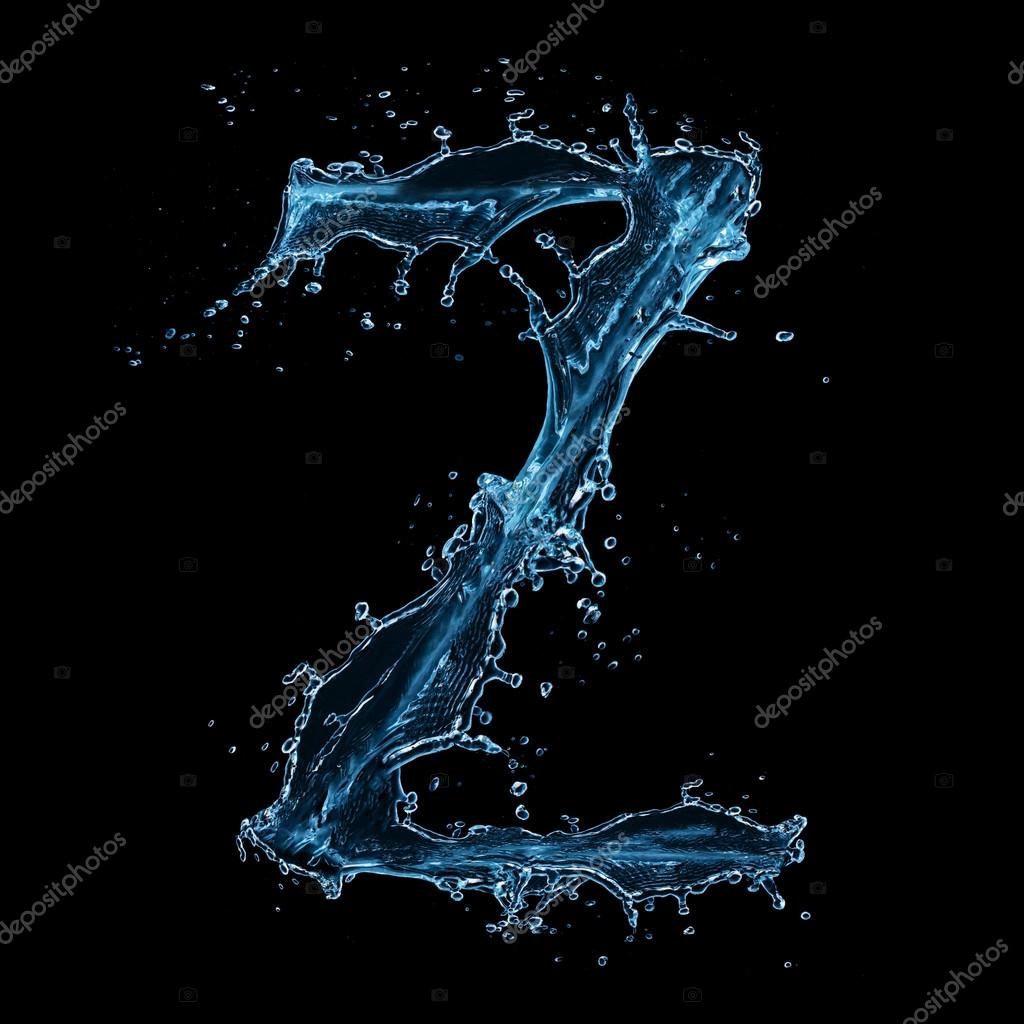 Water letter Stock Photo by ©jag_cz 18860203