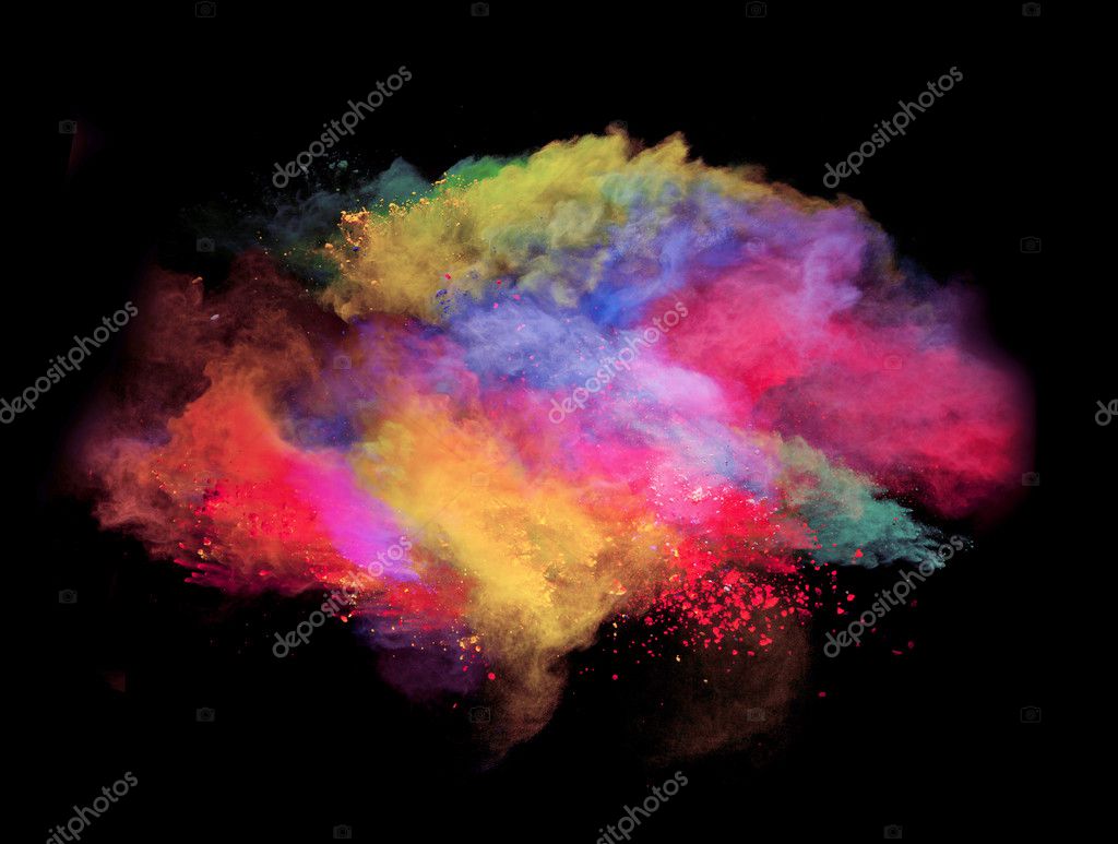Colored dust — Stock Photo © jag_cz #31356161