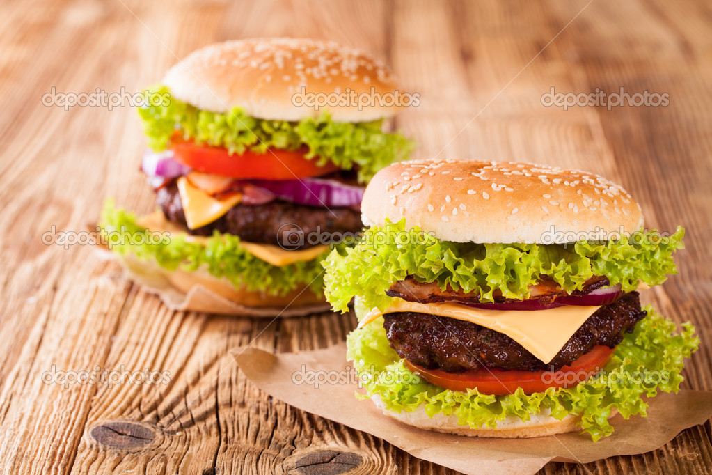 Hambruger Stock Photo by ©jag_cz 36421445