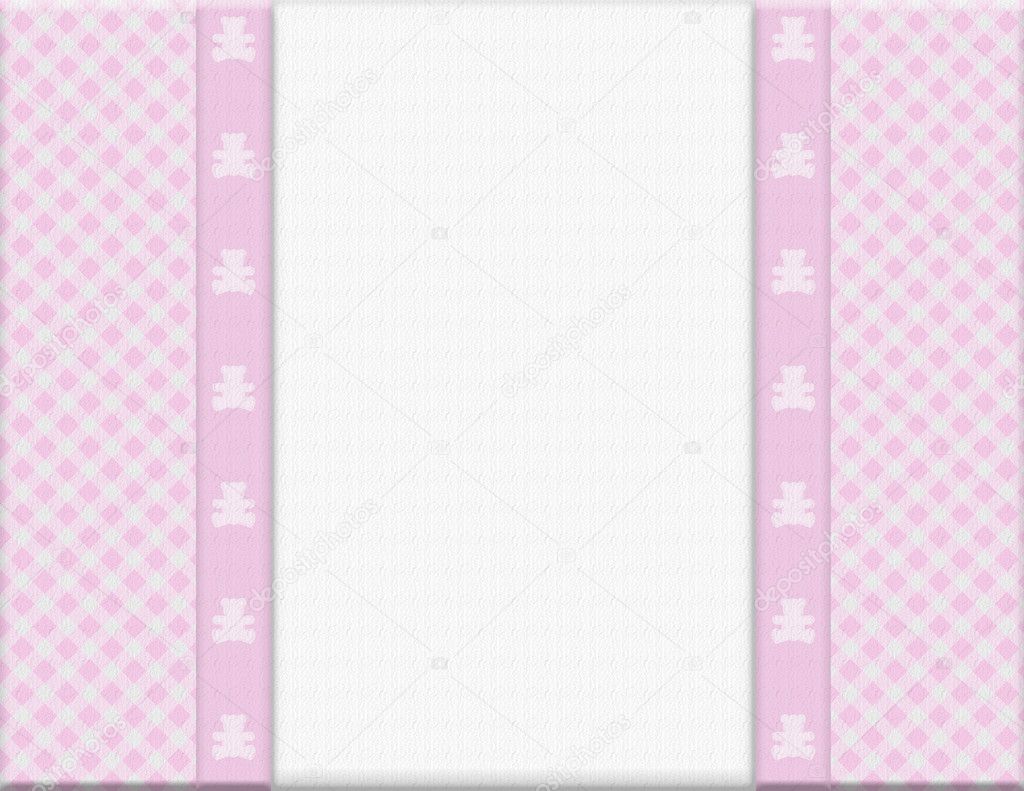 Pink checkered celebration frame for your message or invitation — Stock ...