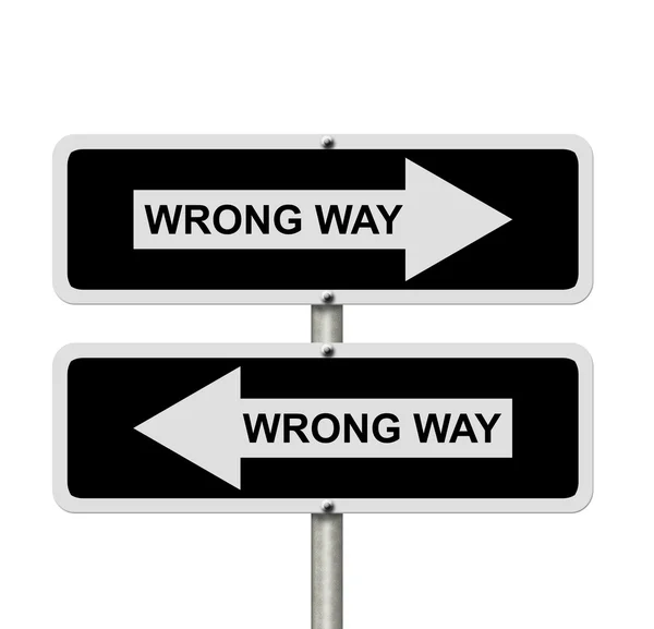 Wrong way Stock Photos, Royalty Free Wrong way Images | Depositphotos