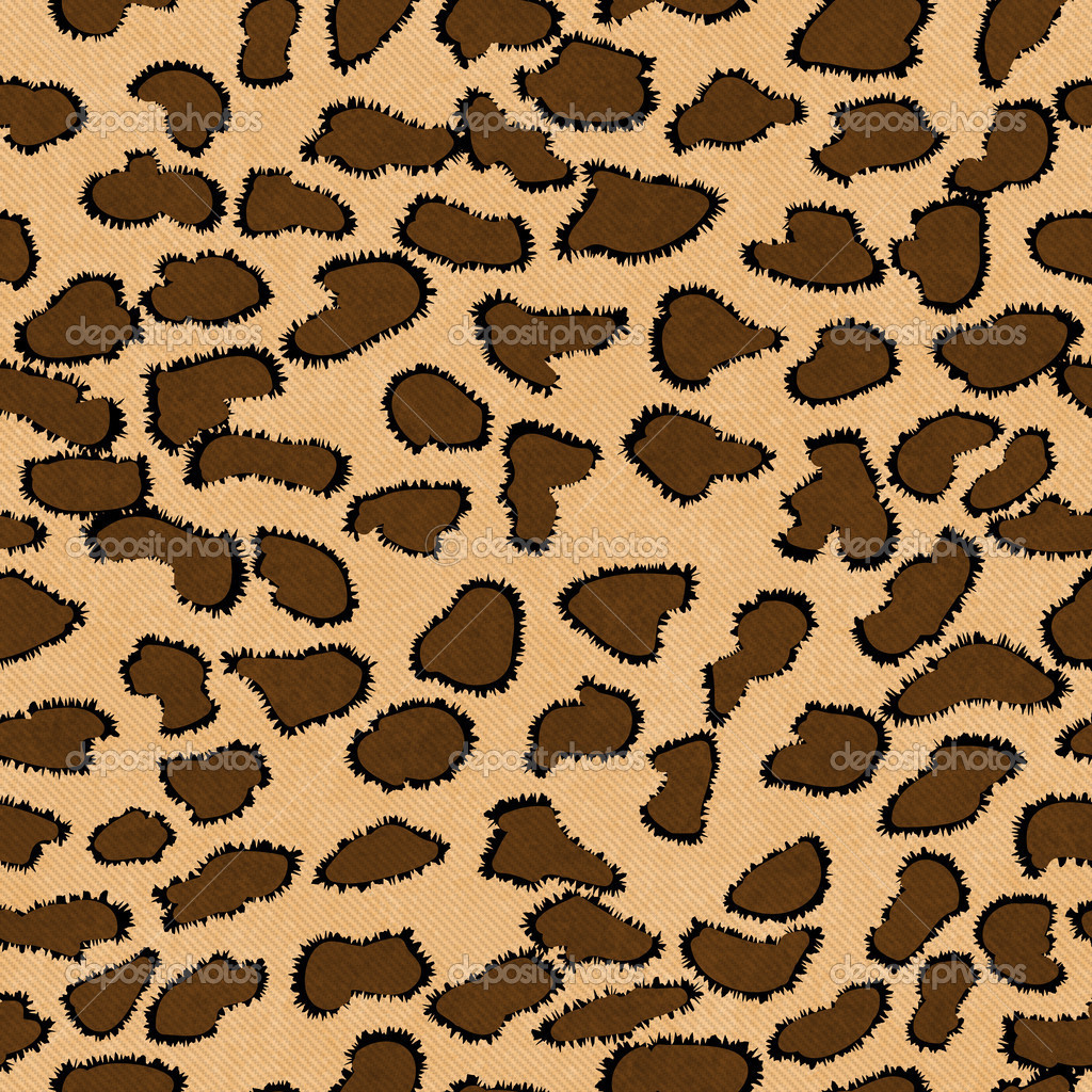 Brown Leopard Print Textured Fabric Background Stock Photo by ©karenr ...