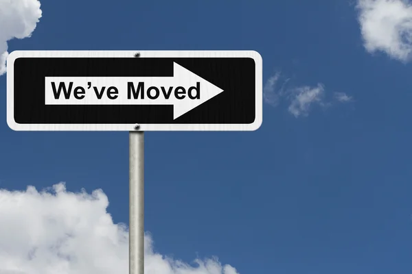 ᐈ We have moved signs stock photos, Royalty Free moved images ...