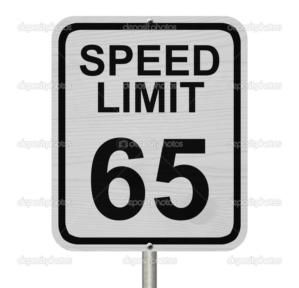 Speed Limit Sign 65