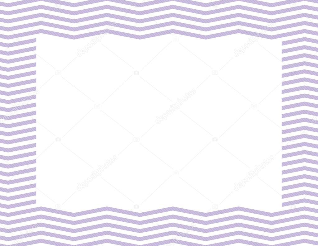 Purple Chevron Frame