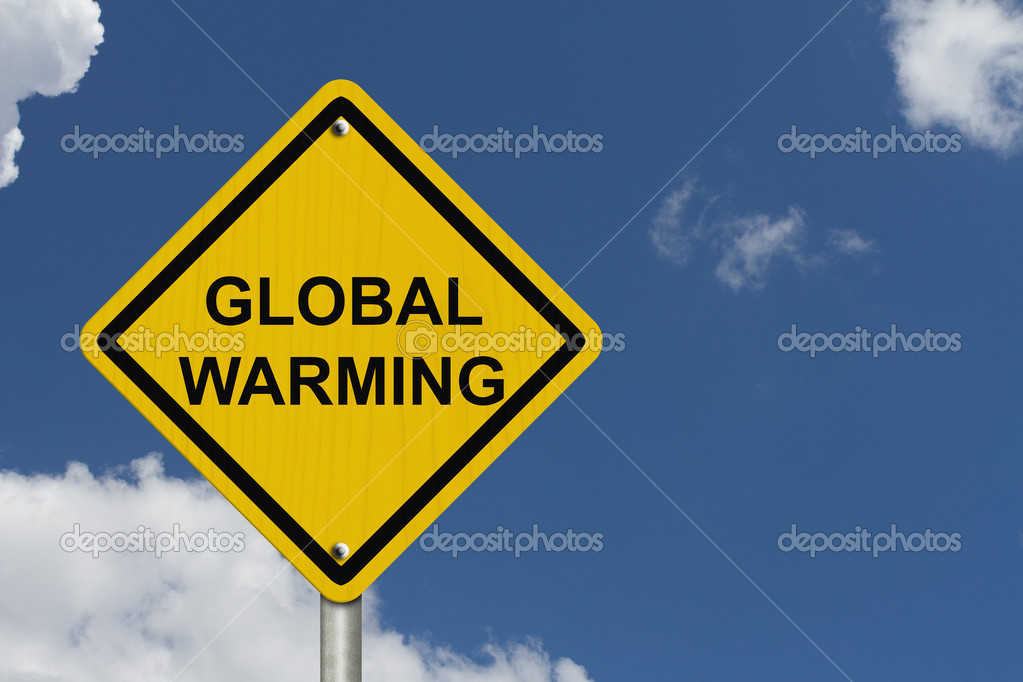 Warning of Global Warming Sign Stock Photo by ©karenr 38873743