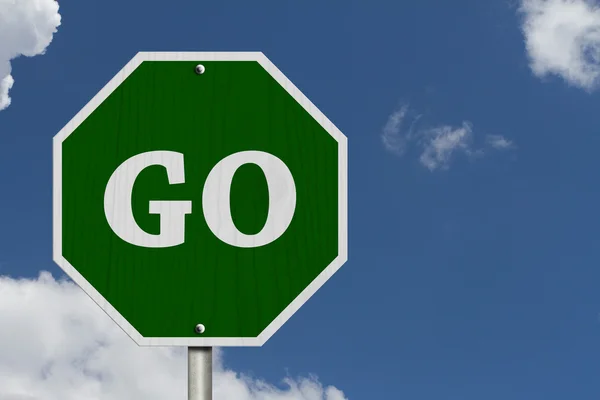 Go sign image | Go Sign — Stock Photo © karenr #12586183