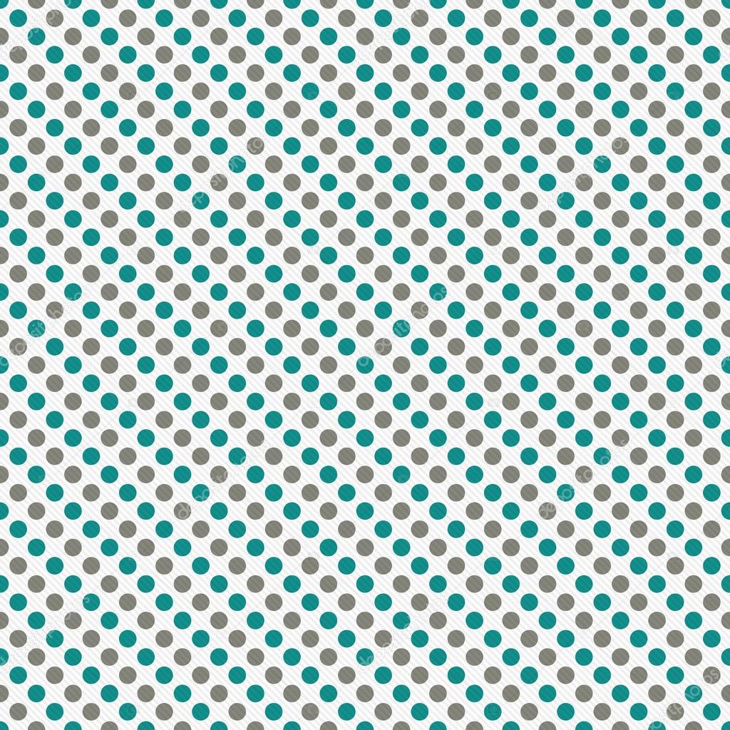Gray and Teal Small Polka Dot Pattern Repeat Background — Stock Photo ...