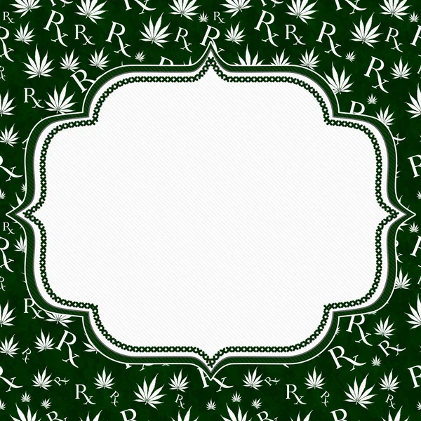Marijuana Leaves Frame with Embroidery Background — Stock Photo ...