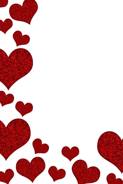 Pink Heart Corner Borders