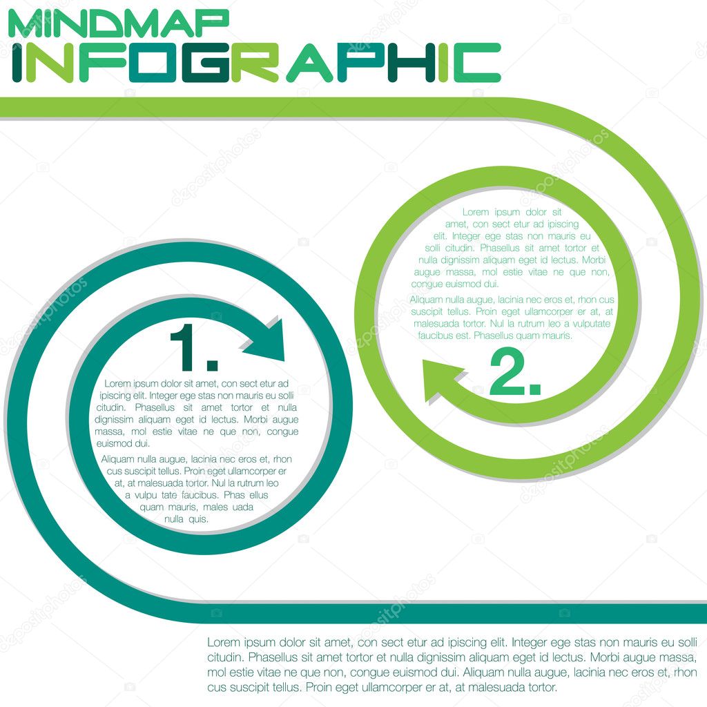 Bright infographic arrows — Stock Vector © piccola #32406215