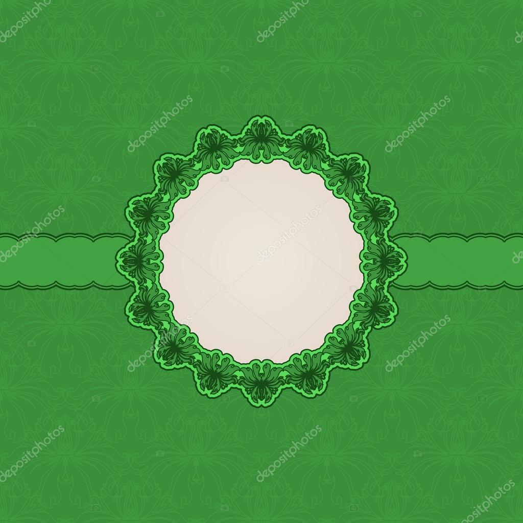 Template frame design for greeting card . Stock Vector Image by ©juli ...