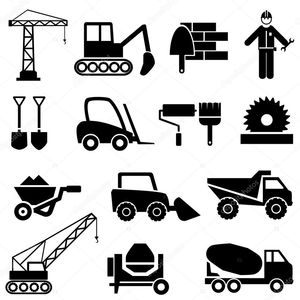 Construction Equipment Dealer Icons