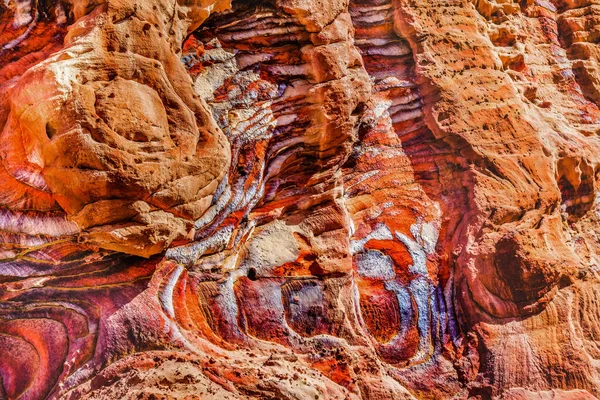 Red Rock Abstract Petra Jordan Built by Nabataens in 200 BC to 400 AD ...