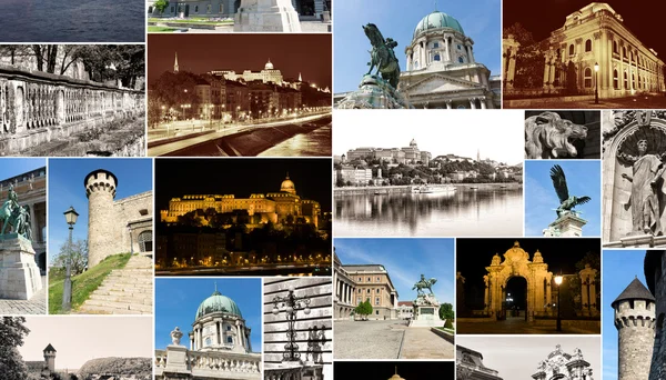 Collage of landmarks of Budapest, Hungary Stock Photo by ©deb-37 39828289
