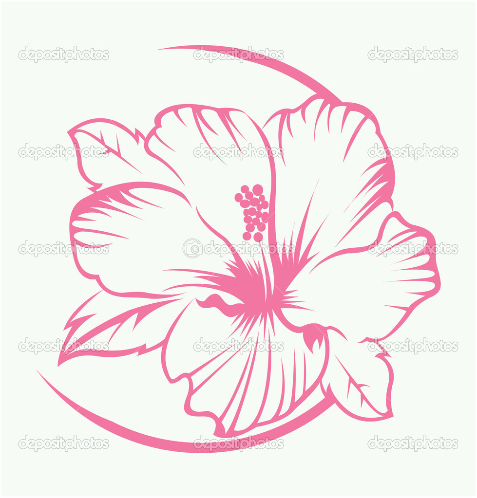 Hibiscus Flower Symbol Stock Vector By ©redrockerz99 45952185