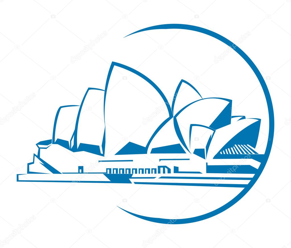 Opera House Symbol Stock Vector Image by ©redrockerz99 #47424635