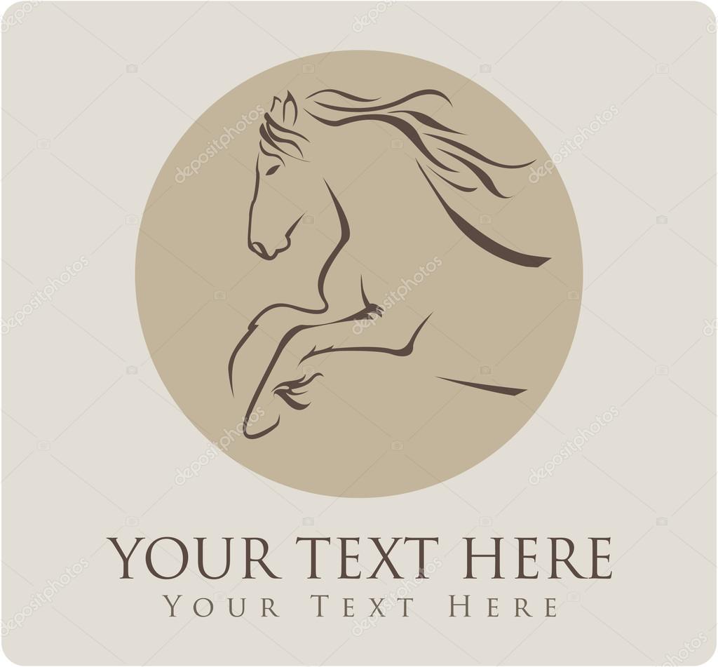 Ilustraci n vectorial del s mbolo del caballo 2024