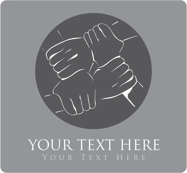 Unity Hand Stock Vector Image by ©redrockerz99 #39734499