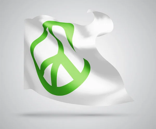 Pacifism Vector Flag Green Background Polygons Data Numbers Stock ...