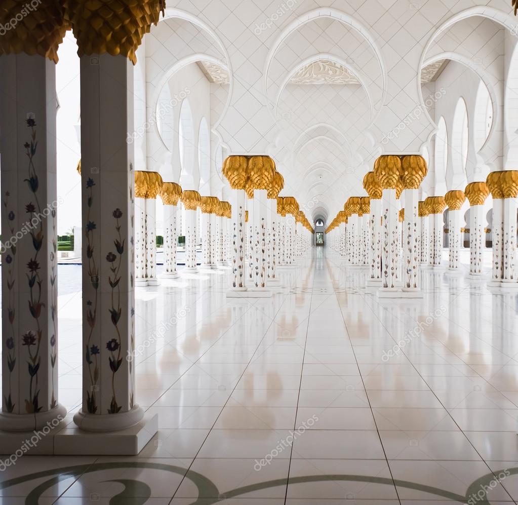 Marble hall in mosque Stock Photo by ©kadet26 27396759