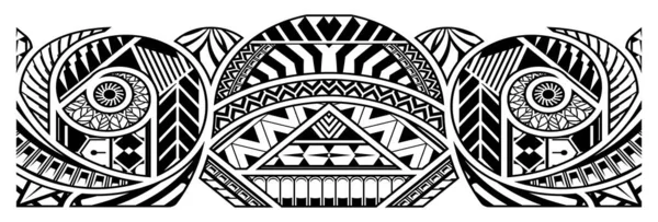 Polynesian Tattoo Pattern Maori Samoa Ornament Border Ethic Tribal ...