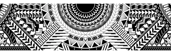 Polynesian Tattoo Pattern Maori Samoa Ornament Border Ethic Tribal ...