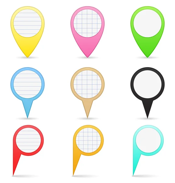 Map Markers Stock Vector Image By ©human 306 6852568