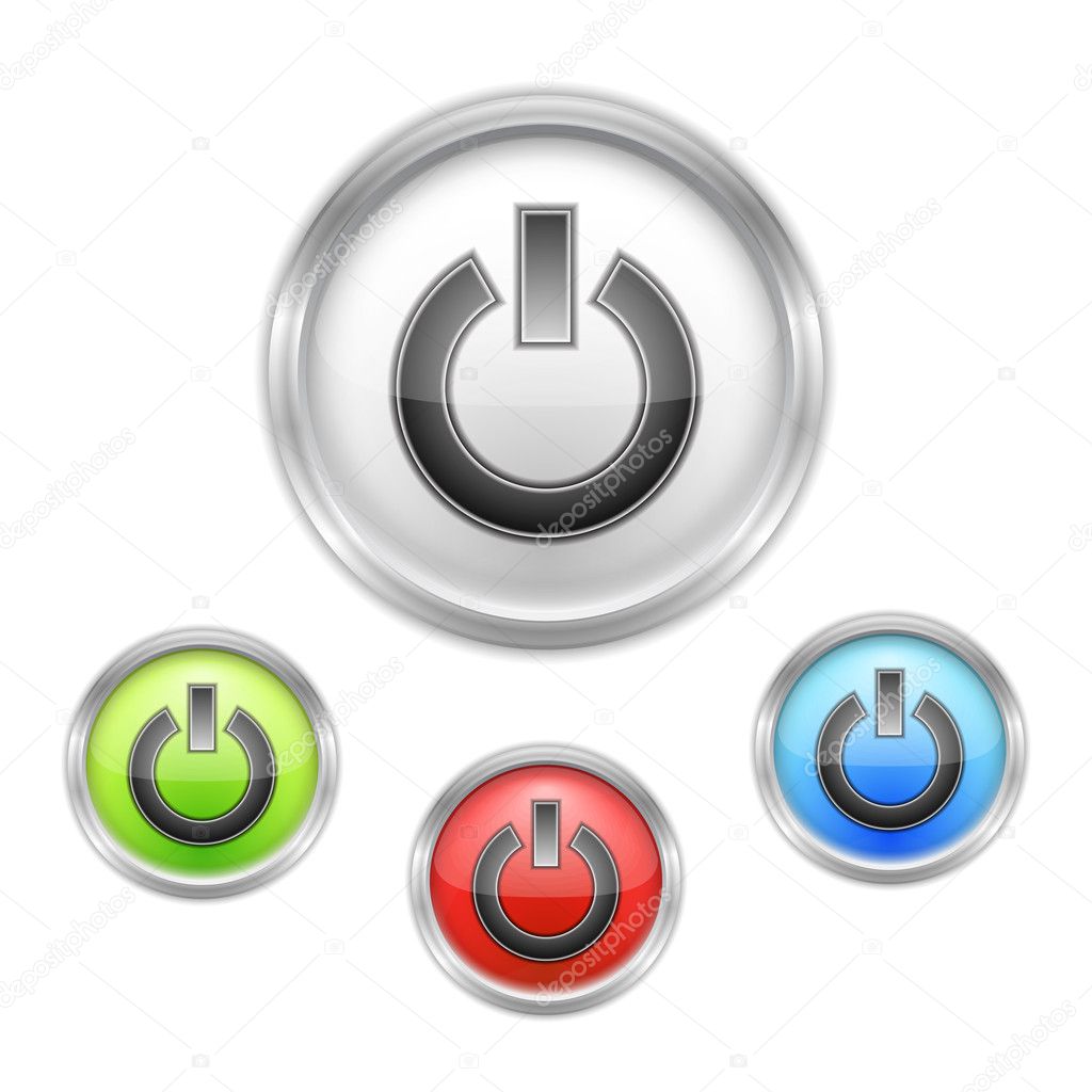 Power Button Stock Vector by ©human_306 14993655
