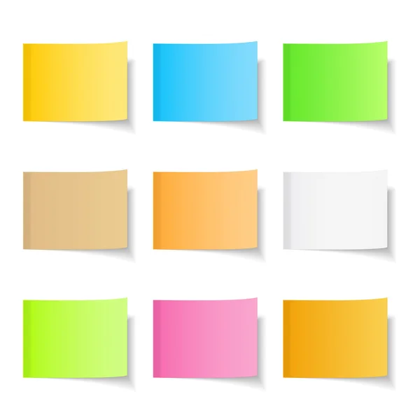 Color sticky notes set Stock Vector Image by ©yaviki #5373931