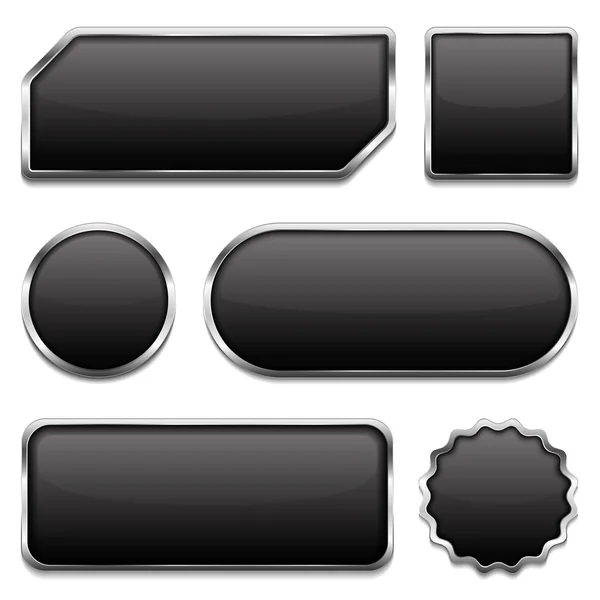 100,000 Bouton noir Vector Images | Depositphotos