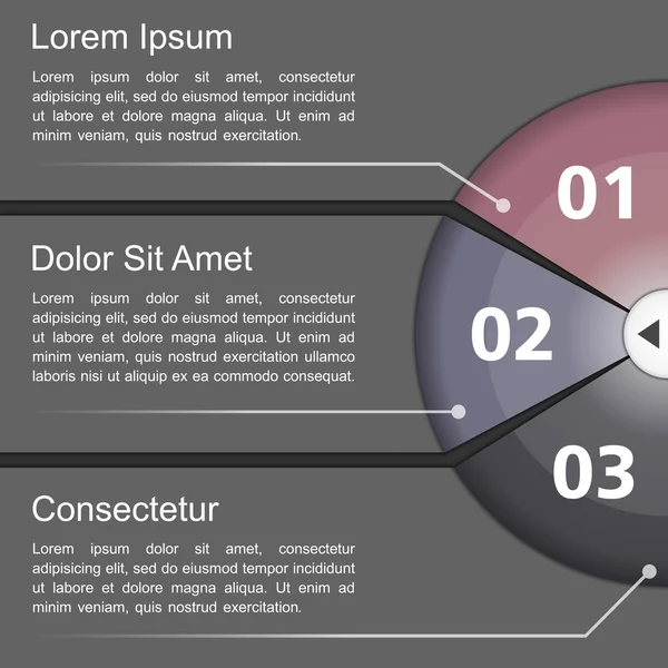 Tres elementos imágenes de stock de arte vectorial | Depositphotos