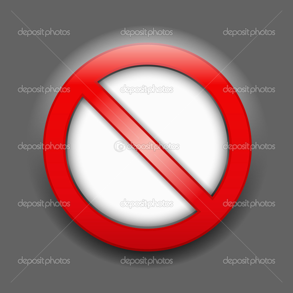 Signo prohibido Vector de stock #38866709 de ©human_306