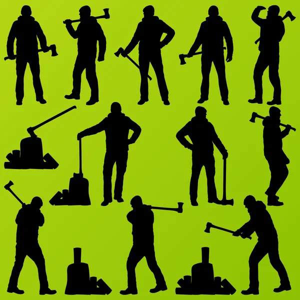 ᐈ Logger silhouette stock vectors, Royalty Free logger illustrations ...