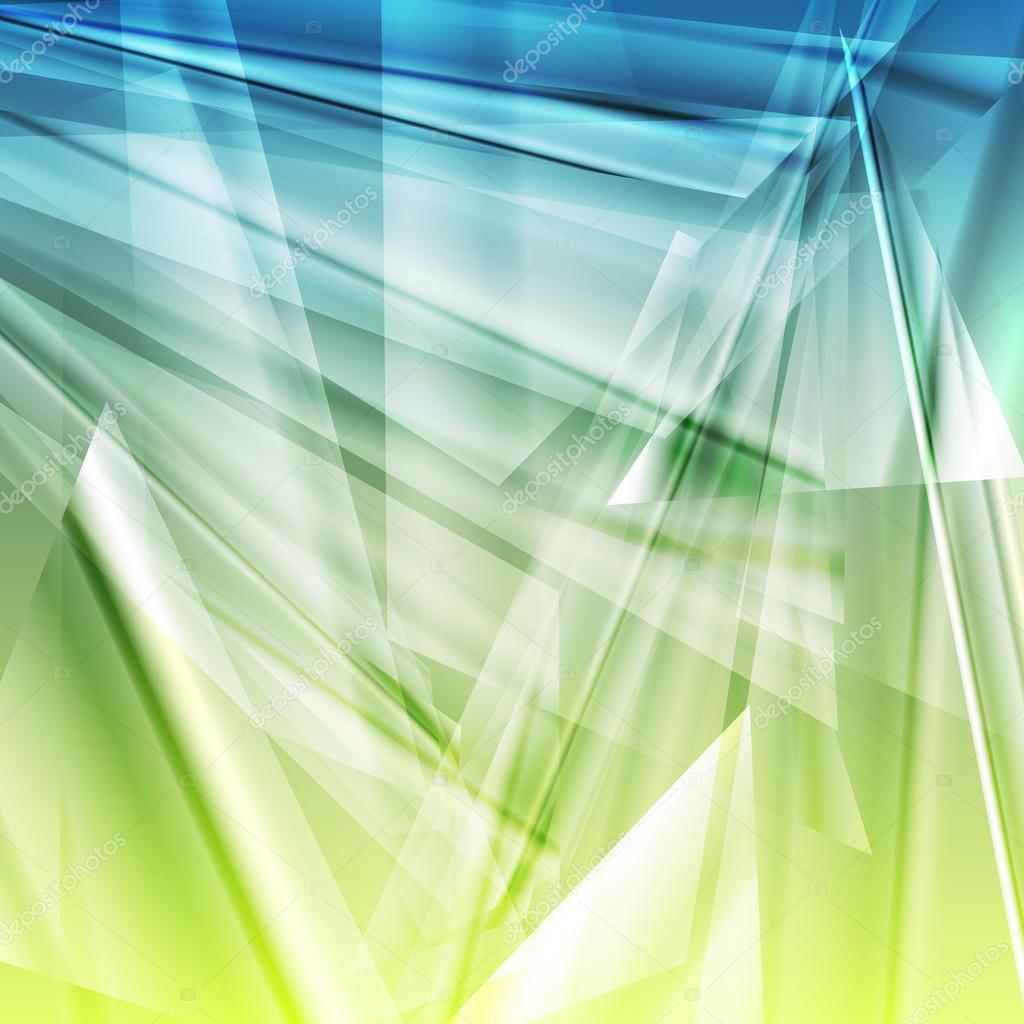 Green and blue abstract background concept template Stock Vector Image ...