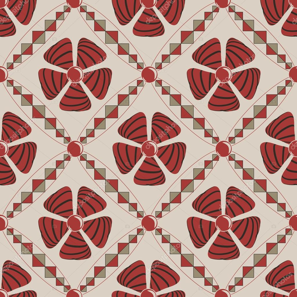 Seamless vector illustration of abstract flowers — Stock Vector © Nadin ...