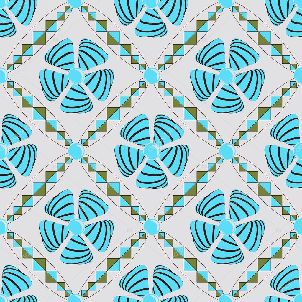 Seamless vector illustration of abstract flowers — Stock Vector © Nadin ...