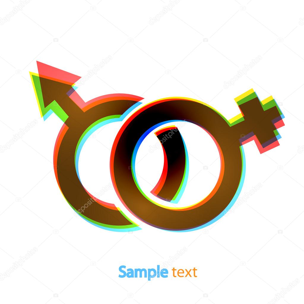 Vector male and female abstract background. Eps 10 Stock Vector Image ...