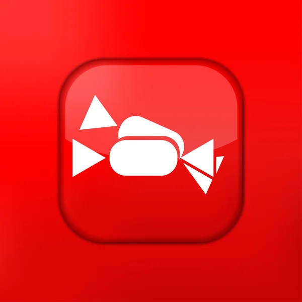 Vector circle icon on gray background. Eps 10 Stock Vector Image by ...