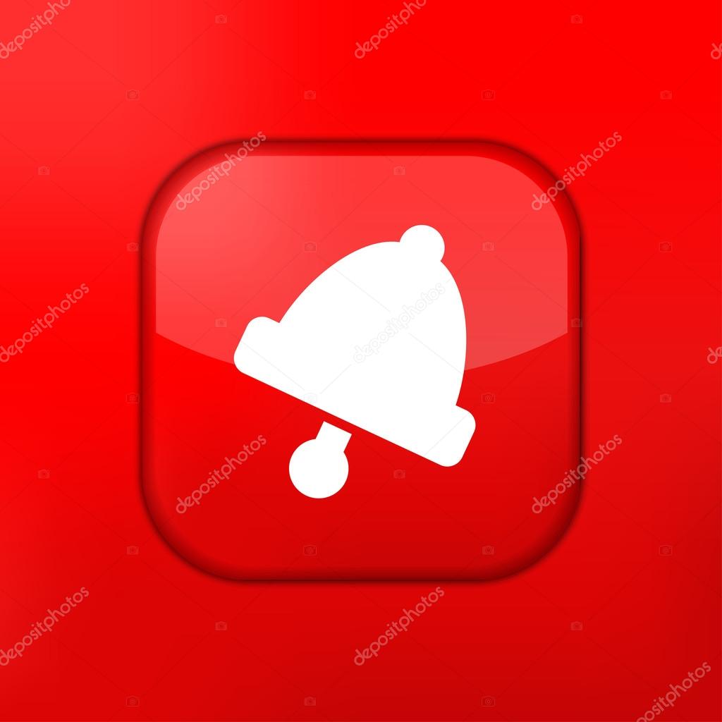 Vector red bell icon. Eps10. Easy to edit Stock Vector Image by ©trambo ...