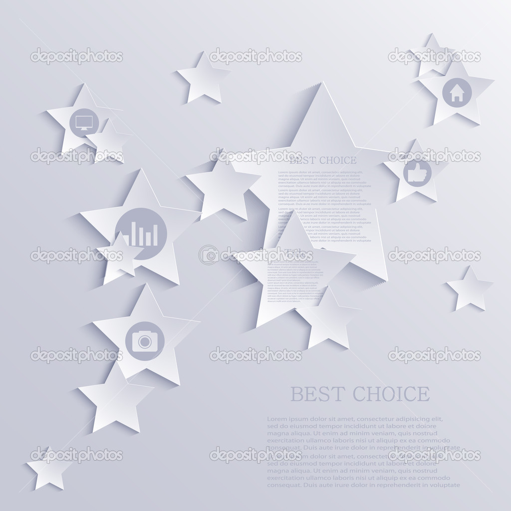 Vector star background design. Eps10 Stock Vector by ©trambo 24532465